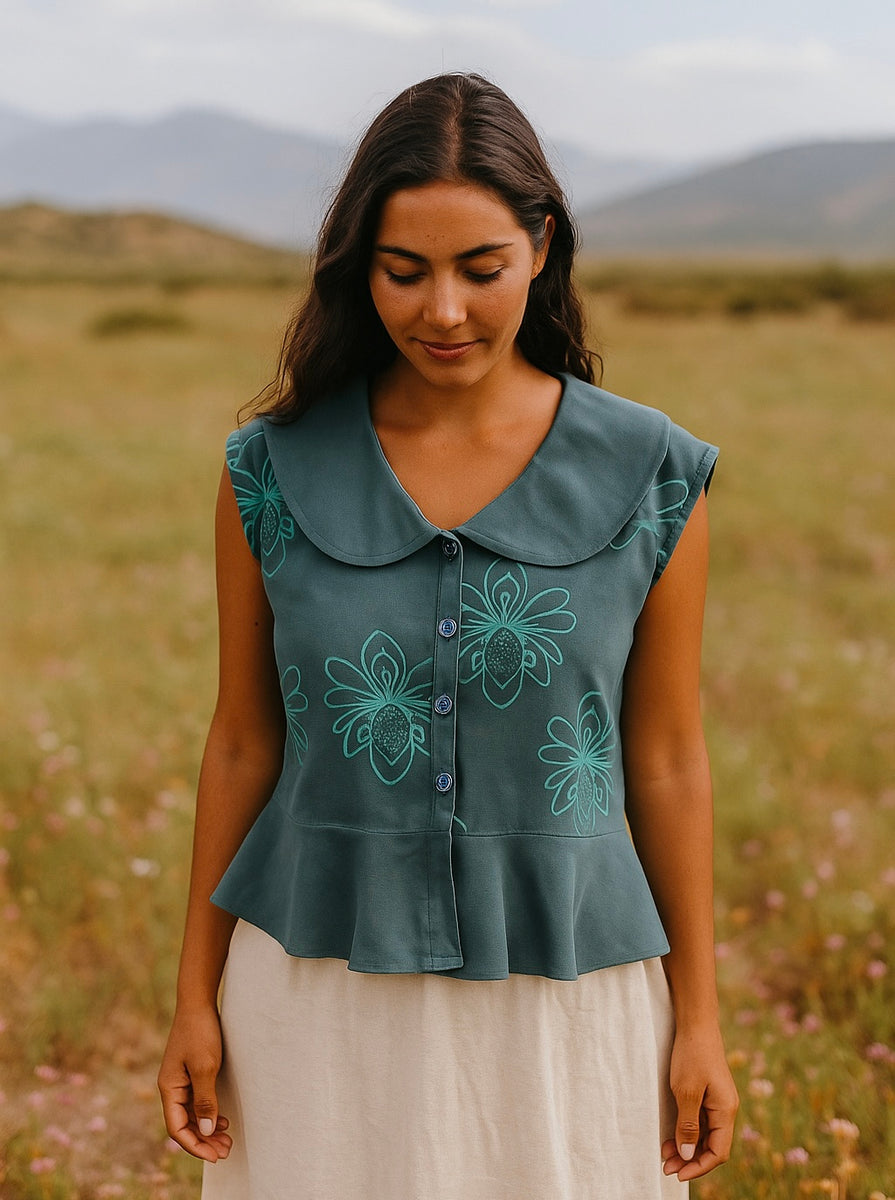 Blusa vuelos, talla 1 y 2 – Zurza